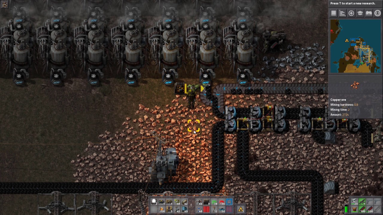 LP Factorio 2 - 39 - Coal lines switching - YouTube