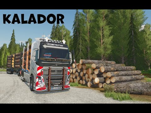 FS22🌲 KALADOR 🌲VOLVO FH16 750 TIMBER TRUCK🌲 Logging 🌲 the beta version ...