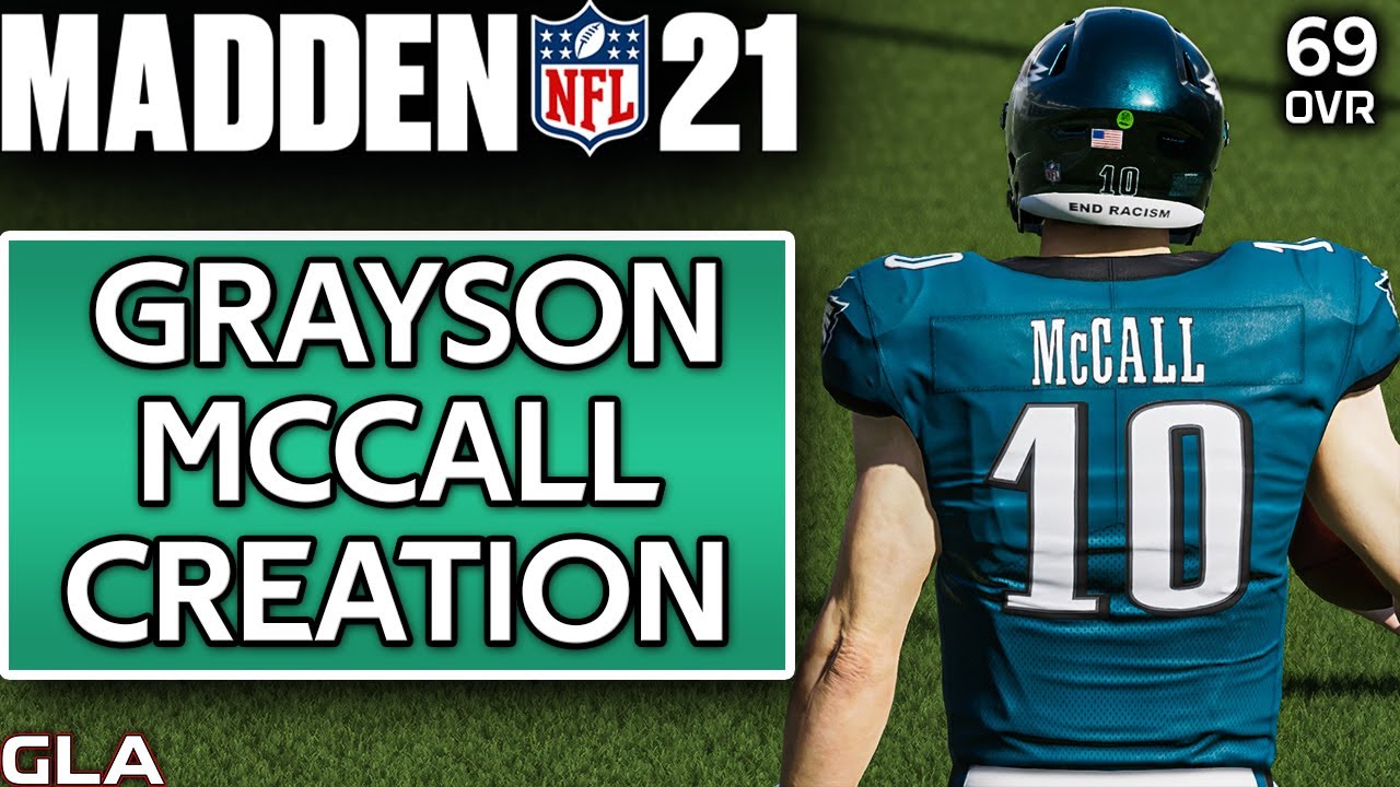 QB Grayson McCall Creation Madden 21 #2021nfldraft #Madden21 #Creation ...