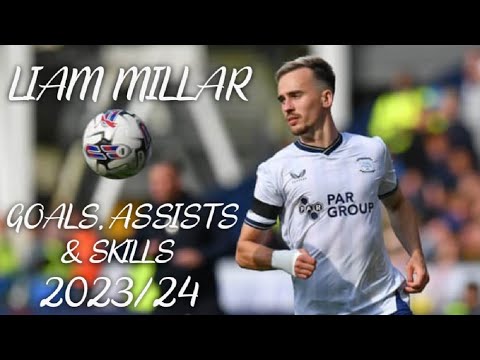 Liam Millar | Goals, Assists and Skills for PNE - YouTube