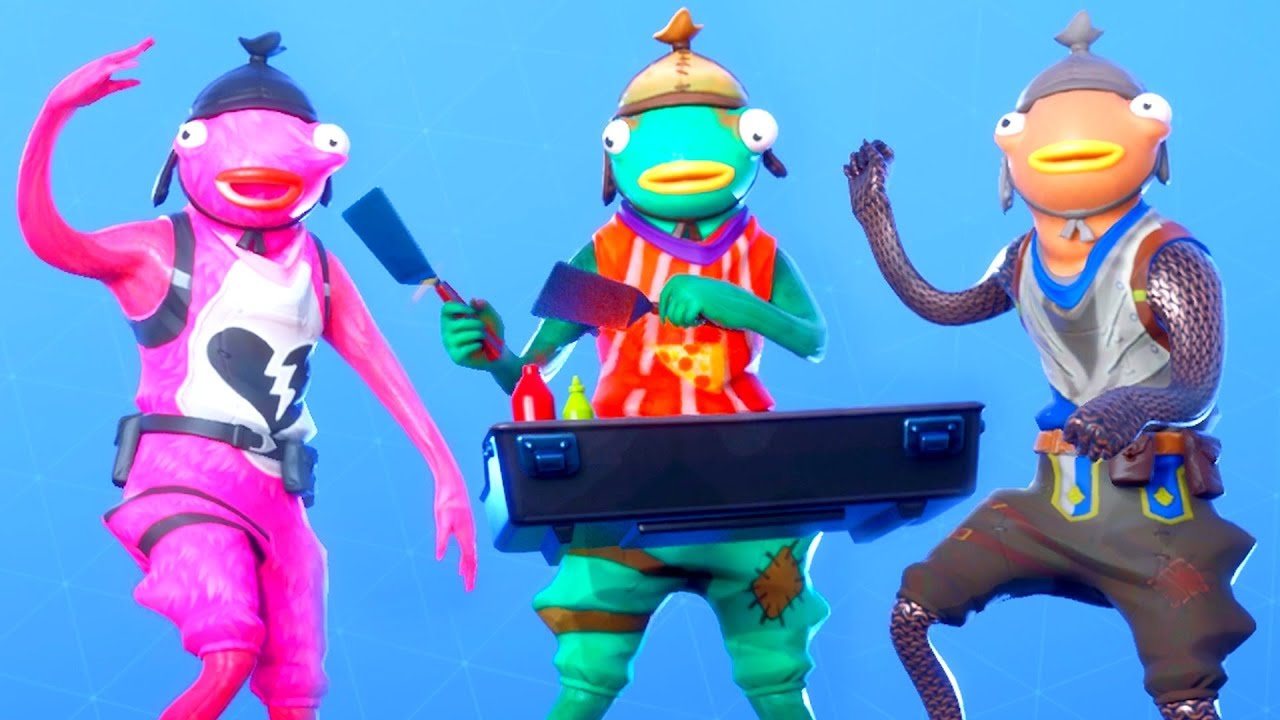 I created my own Fortnite "Fishstick" *Styles* and they looked funny ...