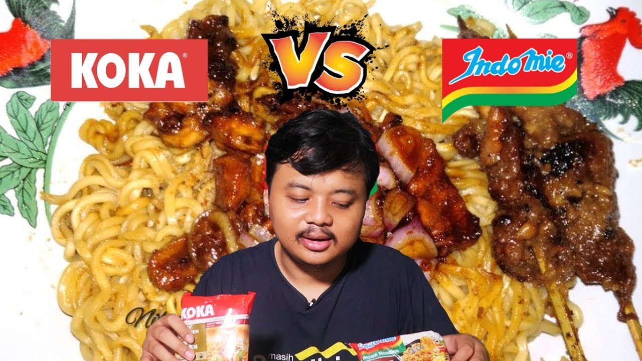 DUEL MIE RASA SATE ： KOKA VS INDOMIE - YouTube