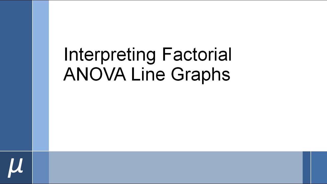 Interpreting Factorial ANOVA Line Graphs - YouTube