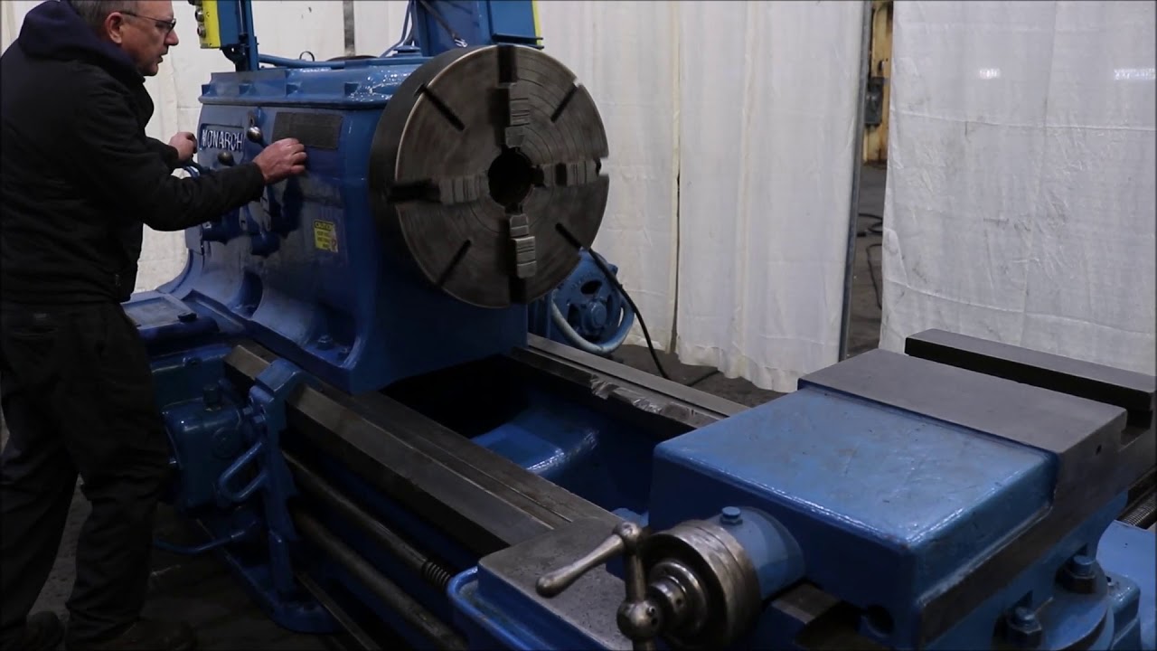 41" X 252" MONARCH MODEL #36NN ENGINE LATHE: STOCK 66956 - YouTube