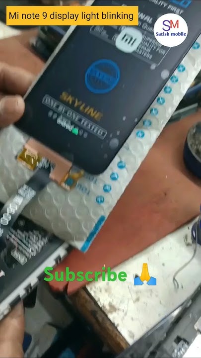 Mi note 9 display light solution!! mi note 9 prime display blinking problem #shorts #shortsfeed ...