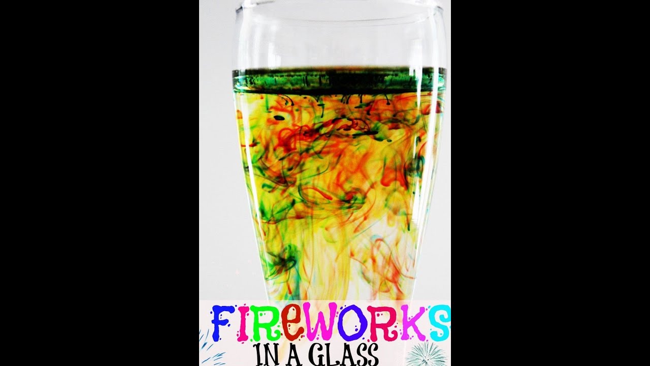 WATER FIREWORKS |Amazing Science Experiment to do at home | Easy ...