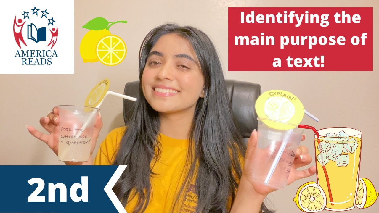 2nd Grade The Main Purpose of Text! | Arizona Academic Standard 2.RI.6 ...