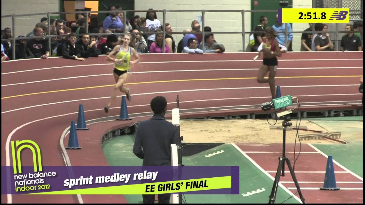 Girls Sprint Medley EE Section 5 - New Balance Indoor Nationals 2012 ...
