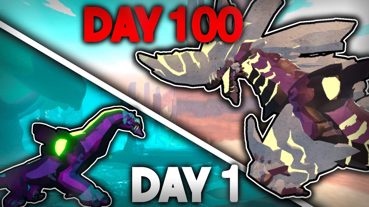 I Survived 100 Days as a RADIOACTIVE MONSTER in Creatures of Sonaria ...