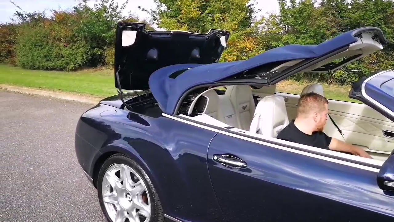 Bentley Continental GTC Fully Automatic Convertible Roof Open Close ...