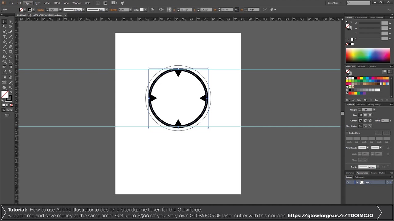 How to create a boardgame token with Adobe Illustrator for the ...