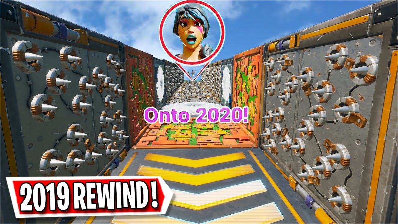 The 2019 Fortnite Rewind Deathrun... [12 months in ONE video] (Fortnite ...