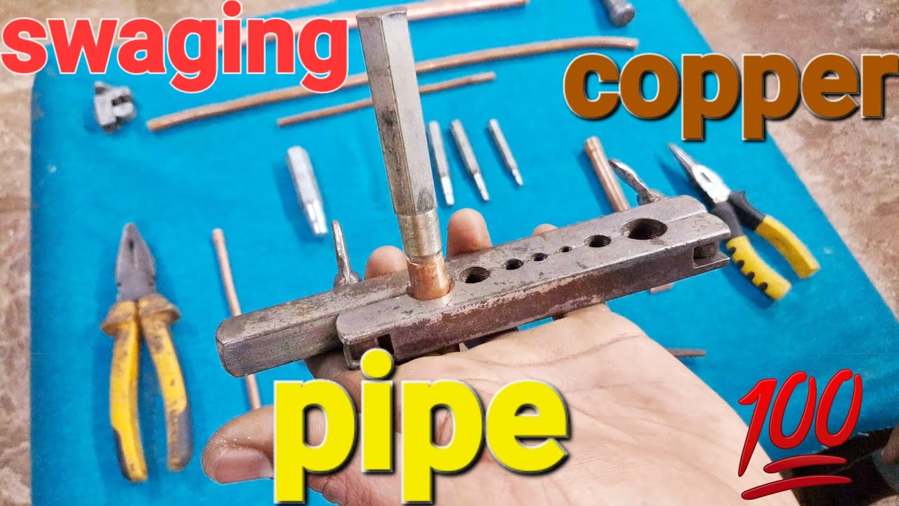 Swaging Copper Pipe Tube! Swaging Kaise Karte Hai Copper Pipe Tube ...