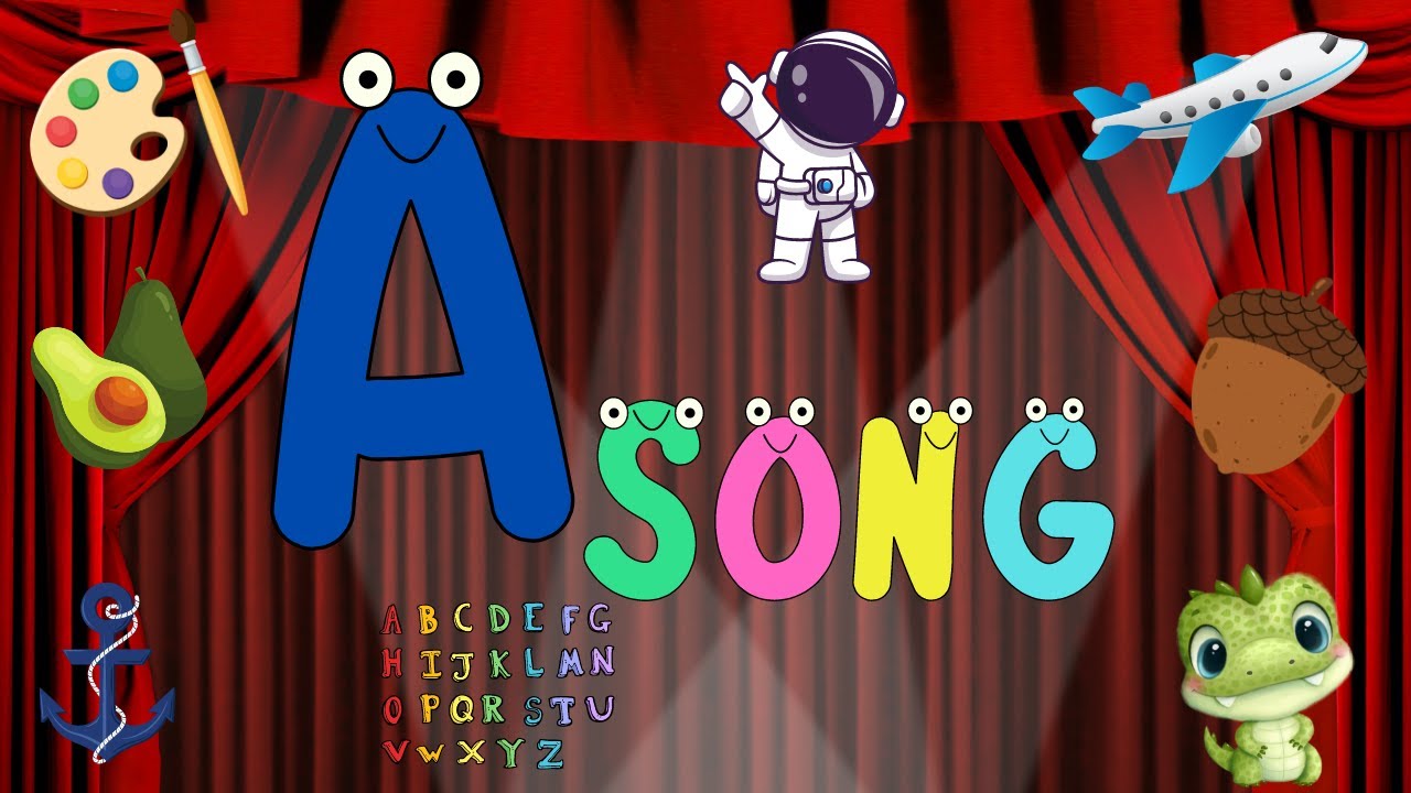 Phonics with letter A Song | Nursery Rhymes | Phonics for Toddlers ...