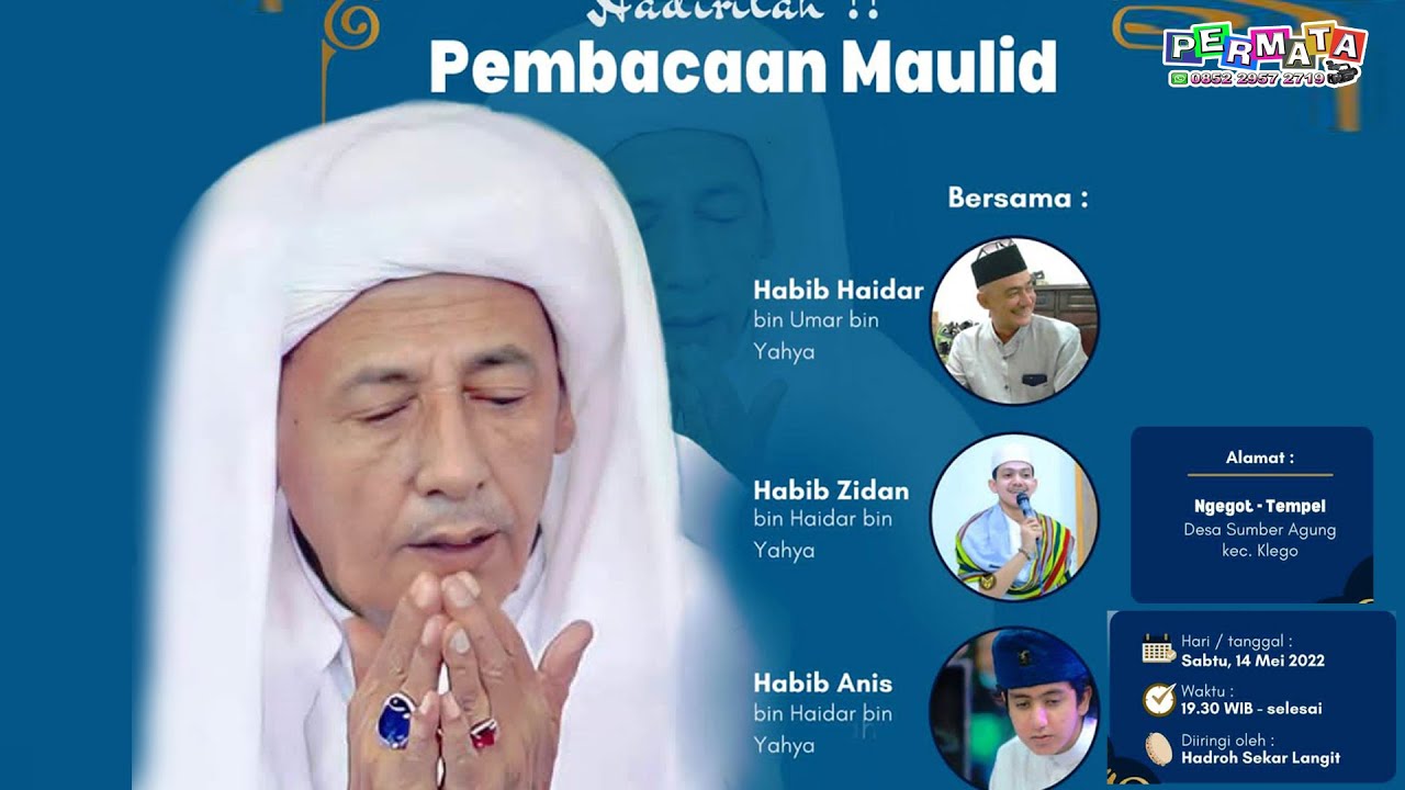 🔴 #Live - NGEGOT - TEMPEL BERSHOLAWAT & HALAL BIHALAL // Habib ZIDAN ...