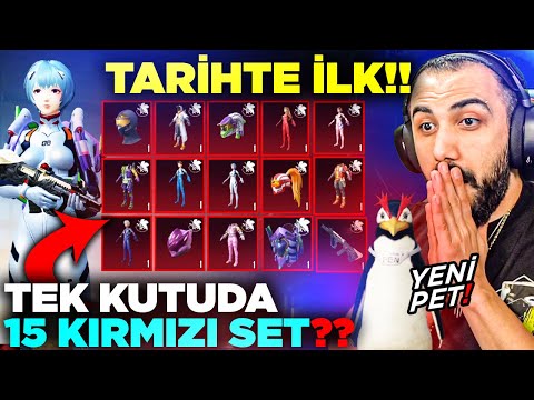 DÜNYA'DA İLK!! 😮 TEK KUTUDA 15 DESTANSI SET GELDİ!! PUBG MOBILE ÇILDIRDI!!