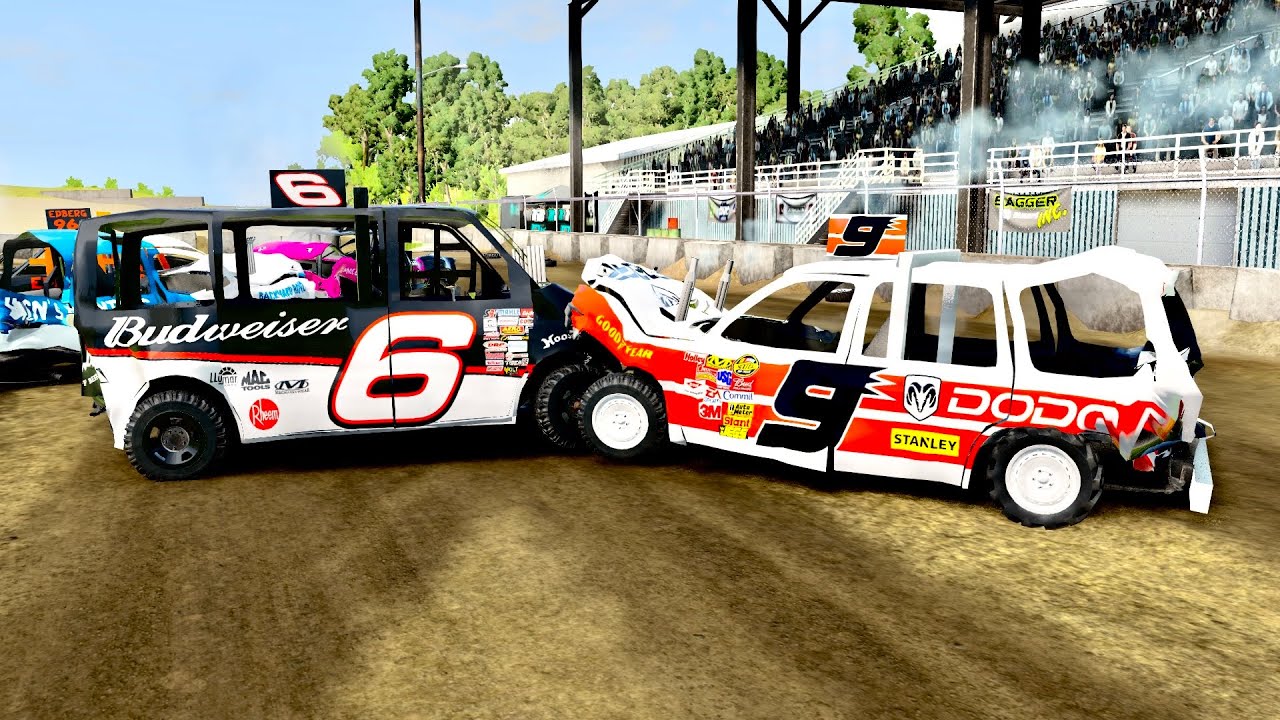 BeamNG Demolition Derby (Stock Mini Trucks and Vans) - YouTube