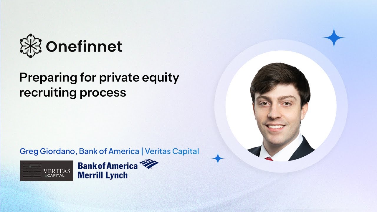 Preparing for Private Equity Recruiting - Greg, Veritas Capital Private ...