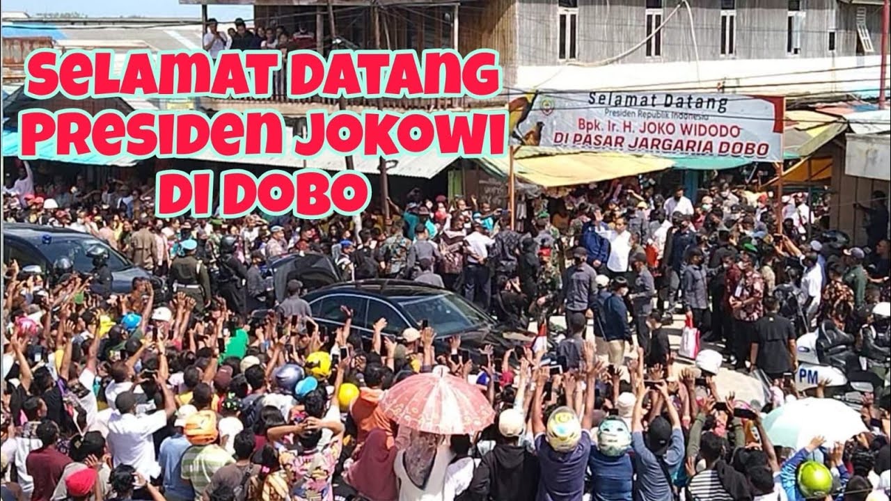 Presiden Jokowi di Pasar Dobo, Kabupaten Kepulauan Aru. - YouTube