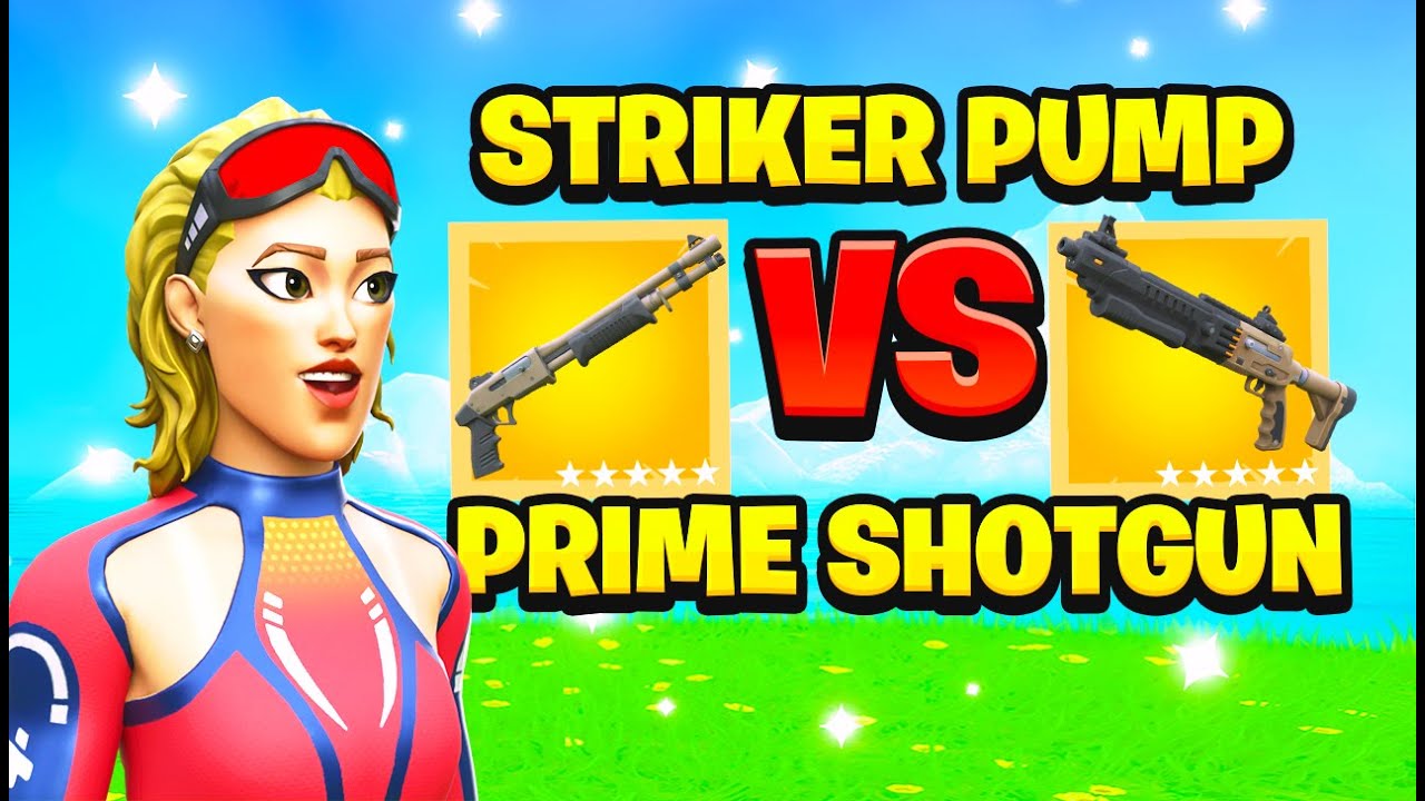 Striker Pump VS Prime Shotgun (which shotgun is the best?) #fortnite # ...