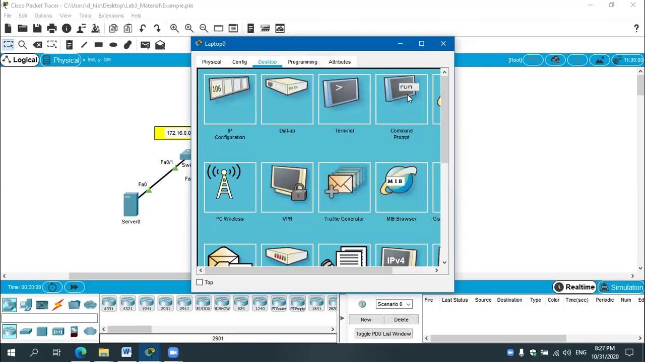 Lab3 Static Routing Using Cisco Packet Tracer Networks Laboratory