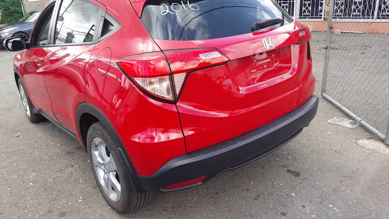 2016 Honda HRV Red - YouTube
