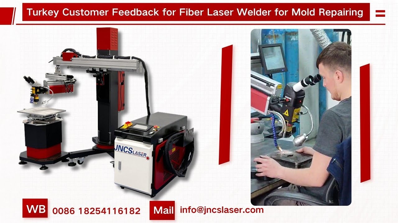Turkey Customer Feedback Video for our 1.5kw boom type fiber laser ...