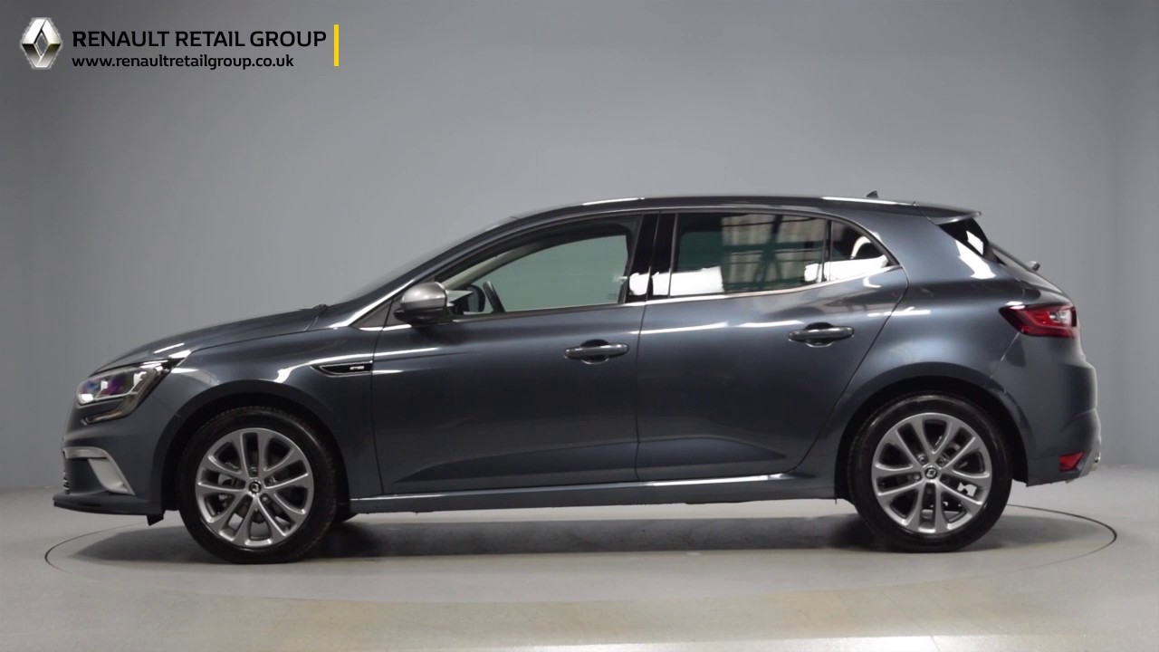 Renault Megane GT Line Titanim Grey - YouTube