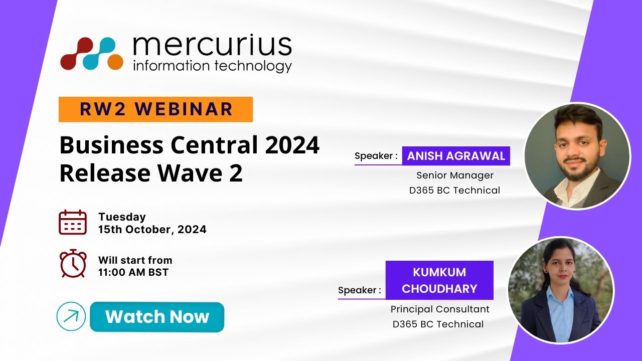 What’s New in D365 Business Central 2024 Release Wave 2 - YouTube