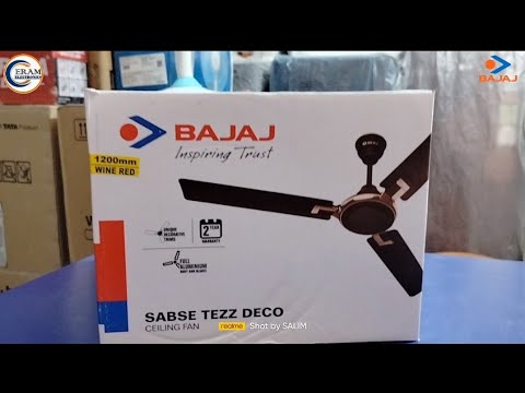 Best Celling Fan Bajaj Sabse Tezz Deco Celling Fan 1200 mm Full ...