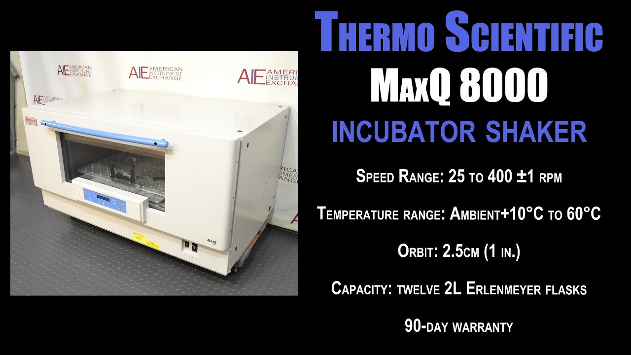 Thermo Scientific MaxQ 8000 Incubator Shaker (4815FF SHAKER) - YouTube