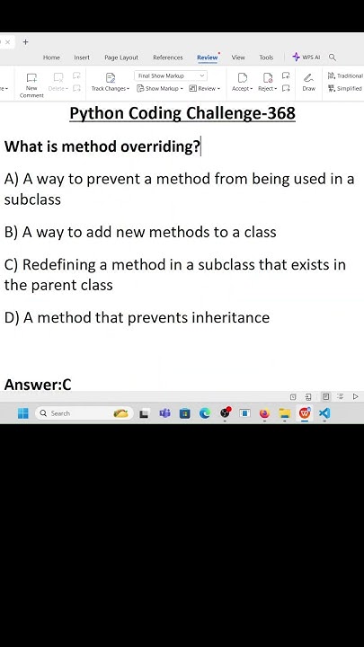 Python coding challenge-368#shorts #shortsfeed #shortvideo #shortsvideo #python #coding #short # ...