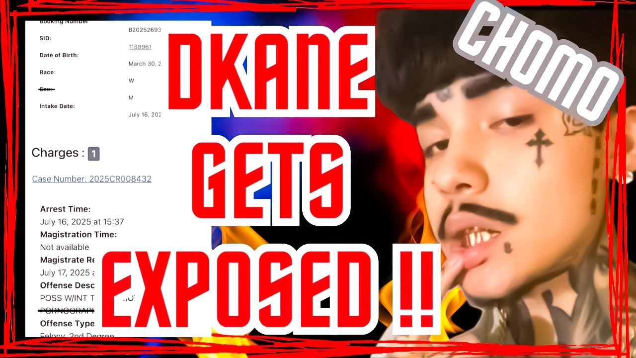DKANE GETS EXPOSED FOR BEING A CHOMO & IS FACING 60 YEARS IN PRISON ...