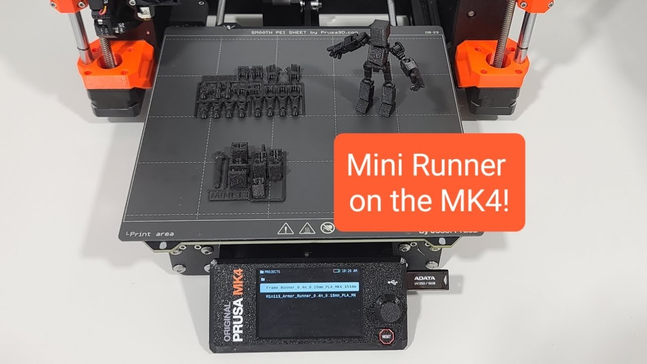 Mini Runner on the Prusa MK4! - YouTube