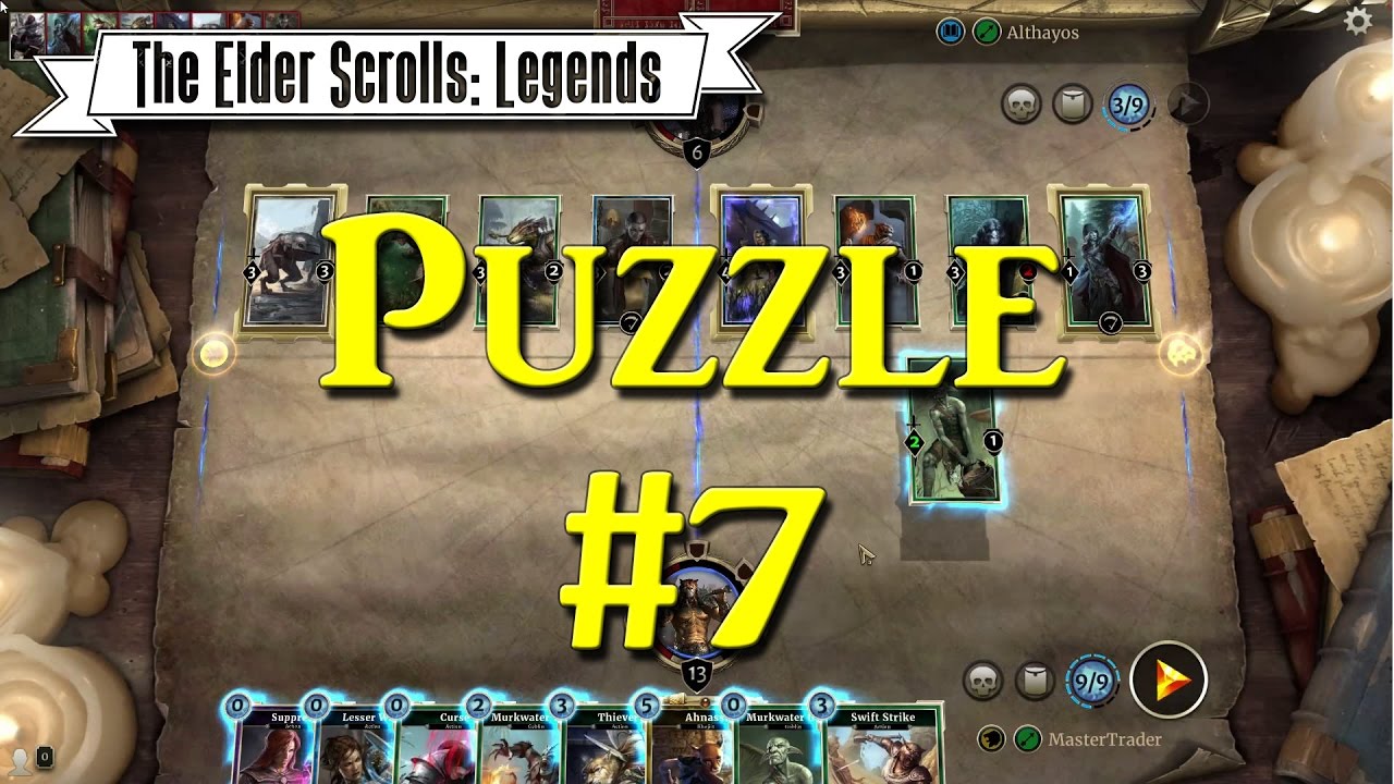 The Elder Scrolls: Legends Puzzle #7 - YouTube