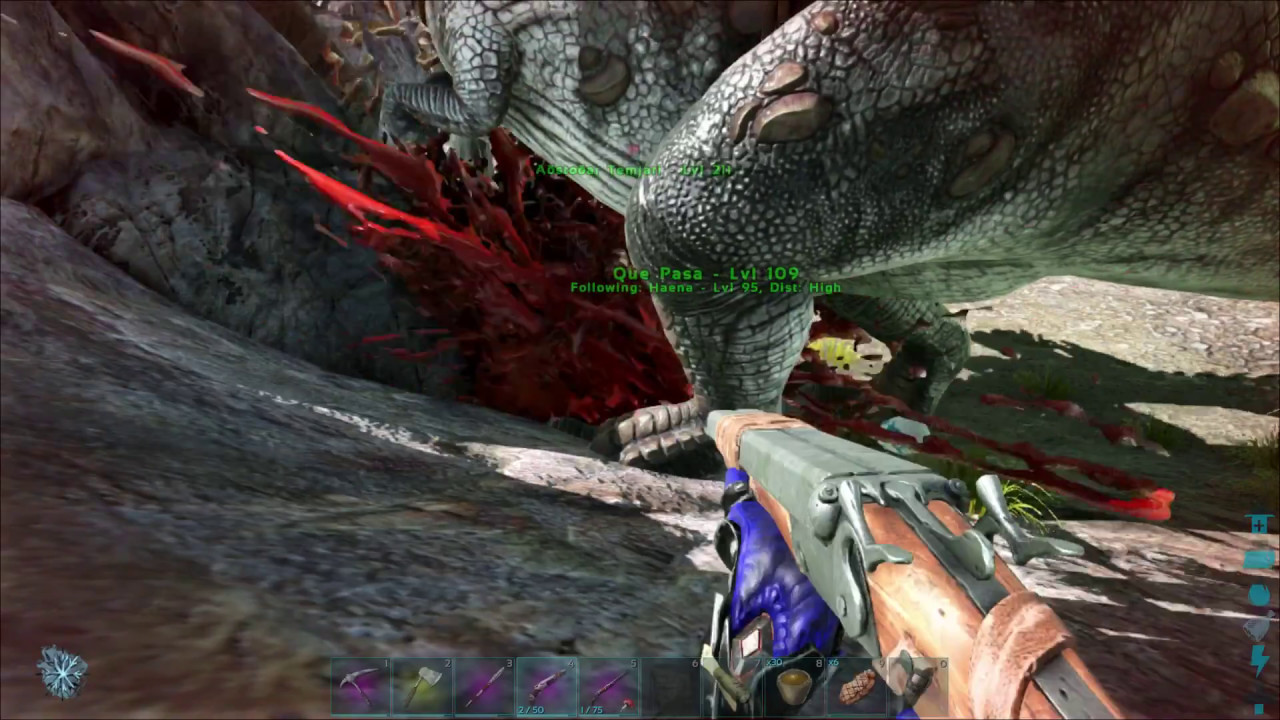 Gash Blood effect wow - Ark Survival Evolved - YouTube
