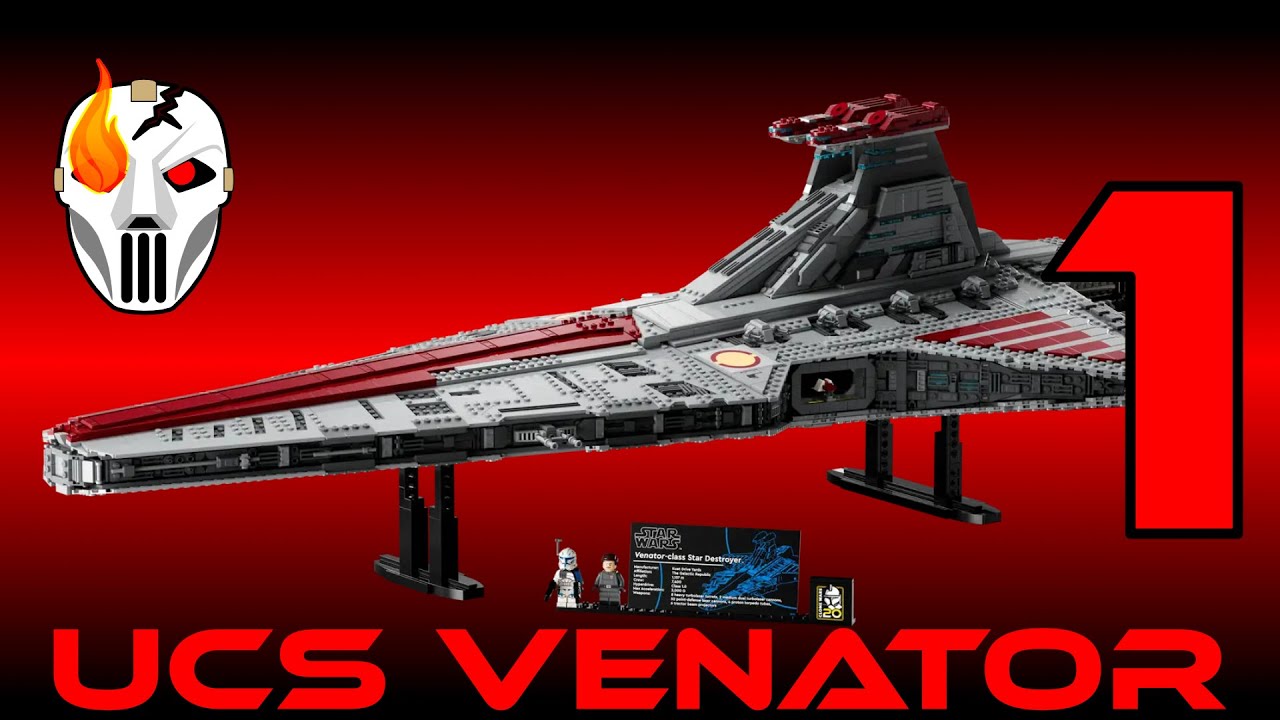 LEGO UCS Venator Build-stream! (1) - YouTube