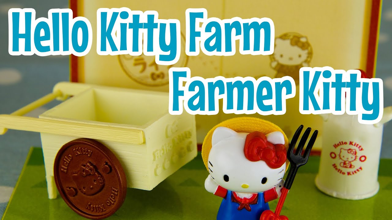 Milk Bottle and Wheelbarrow (Hello Kitty Farm) ~ ハローキティの牧場へようこそ！ (ハロー ...