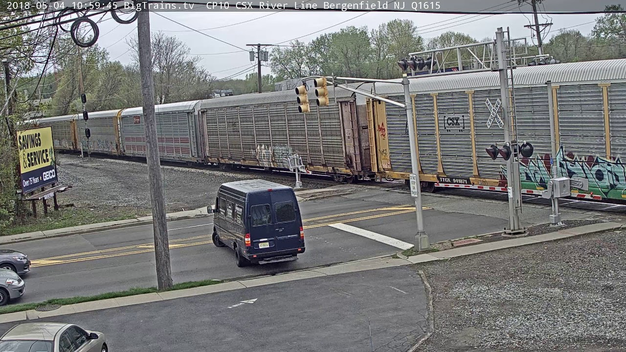 BigTrains.TV May 4 2018 10:56 nb auto rack CSX 3046, 361 Q253 - YouTube
