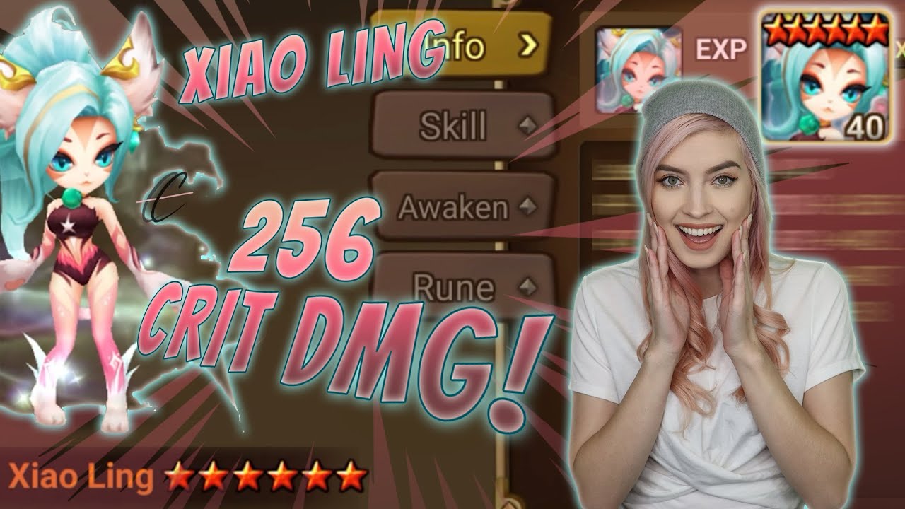 Xiao Ling The Light Martial Cat Review In Summoners War! - YouTube