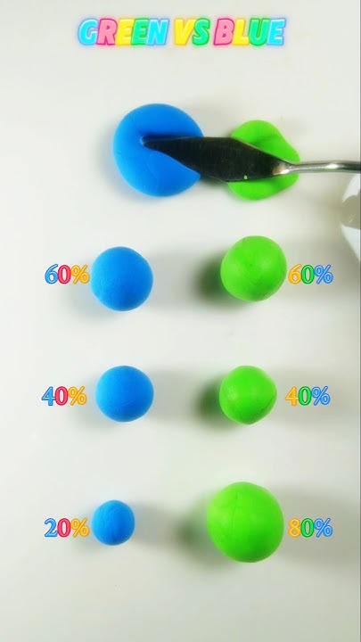 Green Vs blue, Very Satisfying Color Mix! #shorts #colormixing #fyp # ...