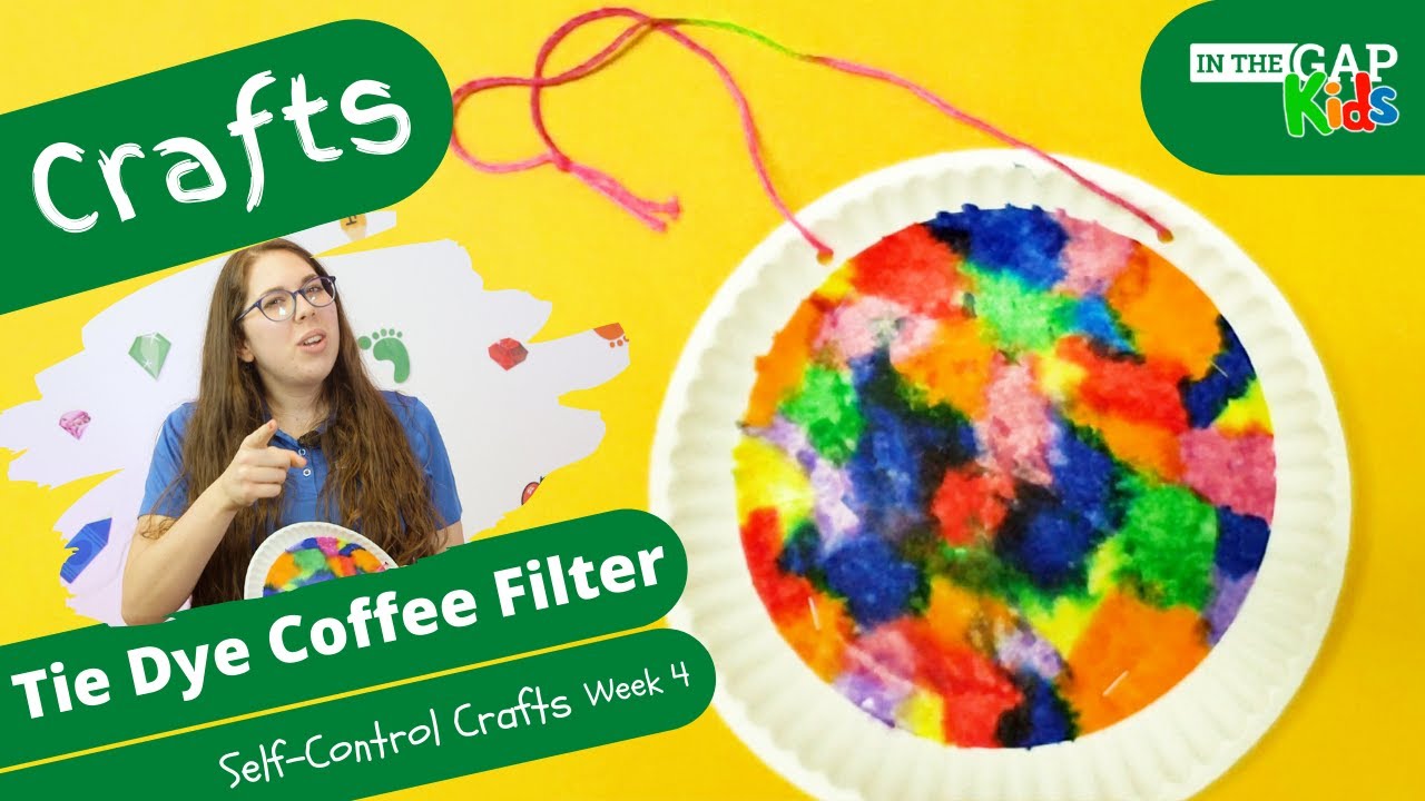 Tie Dye Coffee Filter | Sunday School Bible Crafts for Kids | Self ...