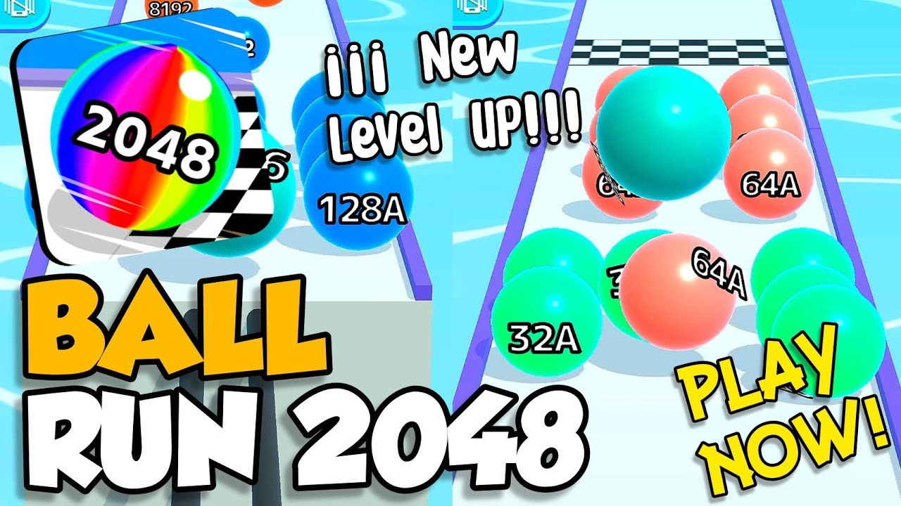 BALL RUN 2048 - ALL LEVELS GAMEPLAY WALKTHROUGH | ¡NEW LEVEL UP! - YouTube