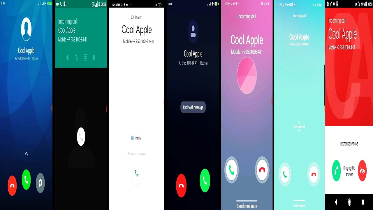 Screen recorder mix #30/ Incoming calls - YouTube