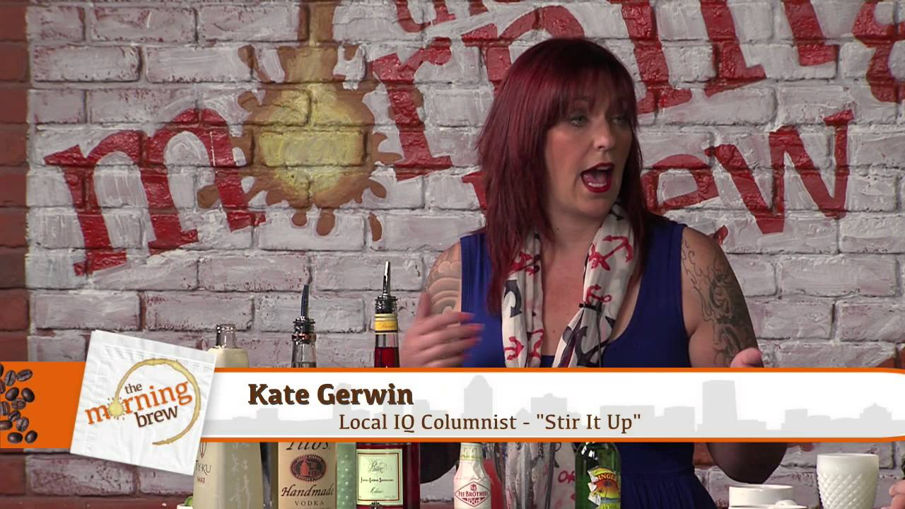 Kate Gerwin mixes up some summer drinks right at the table - YouTube