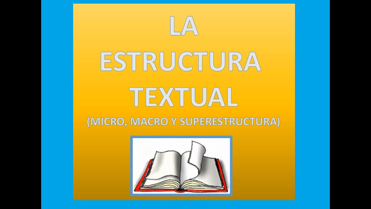 LA ESTRUCTURA TEXTUAL Y TIPOLOGÍAS TEXTUALES CLASE DE LENGUA CASTELLANA ...