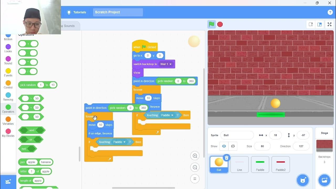 Tutorial make block breaker in scratch - YouTube