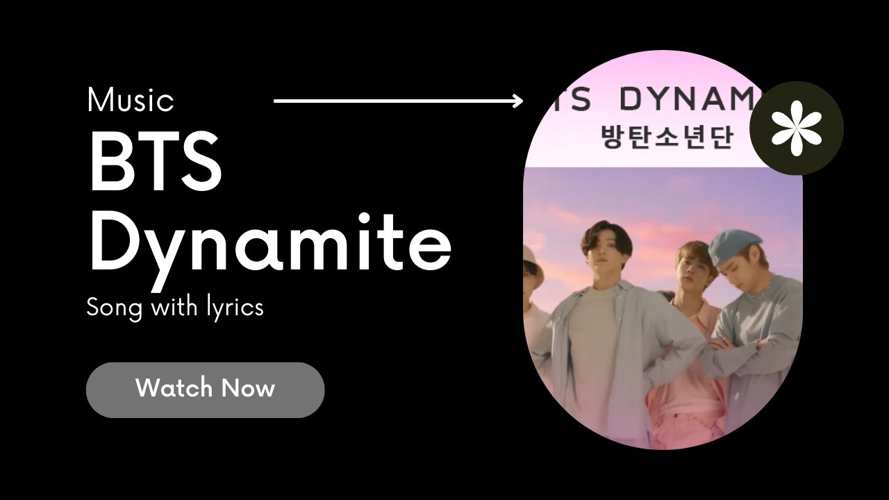 Dive into BTS Dynamite: Dynamite song with lyrics - YouTube