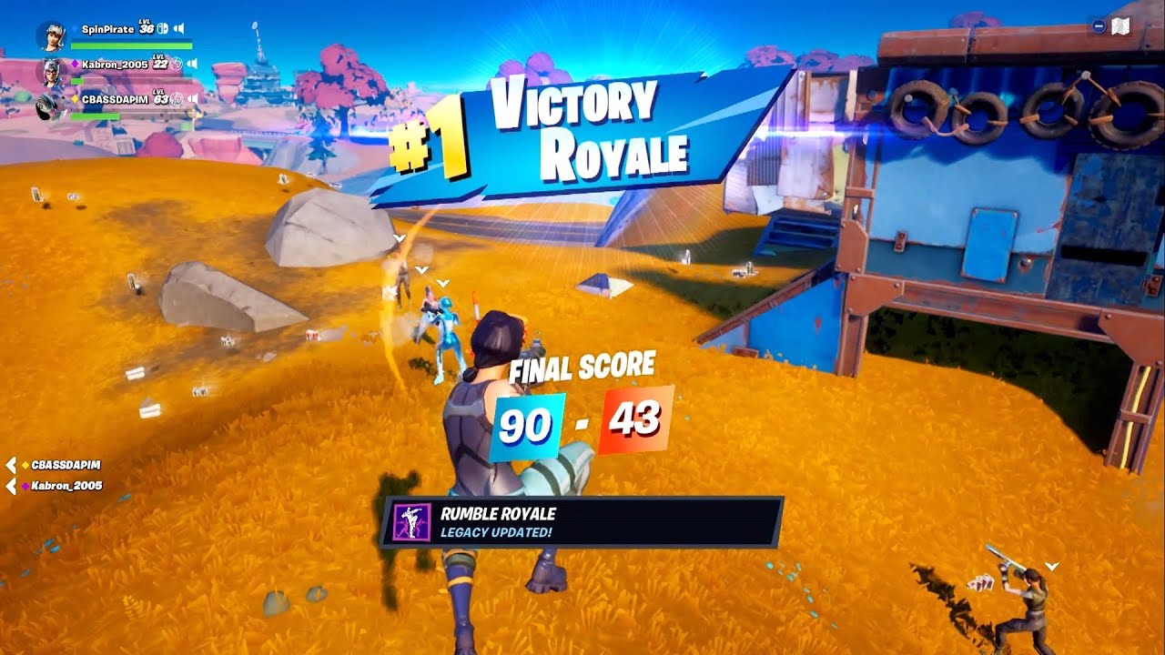 Fortnite Team Rumble Victory - YouTube