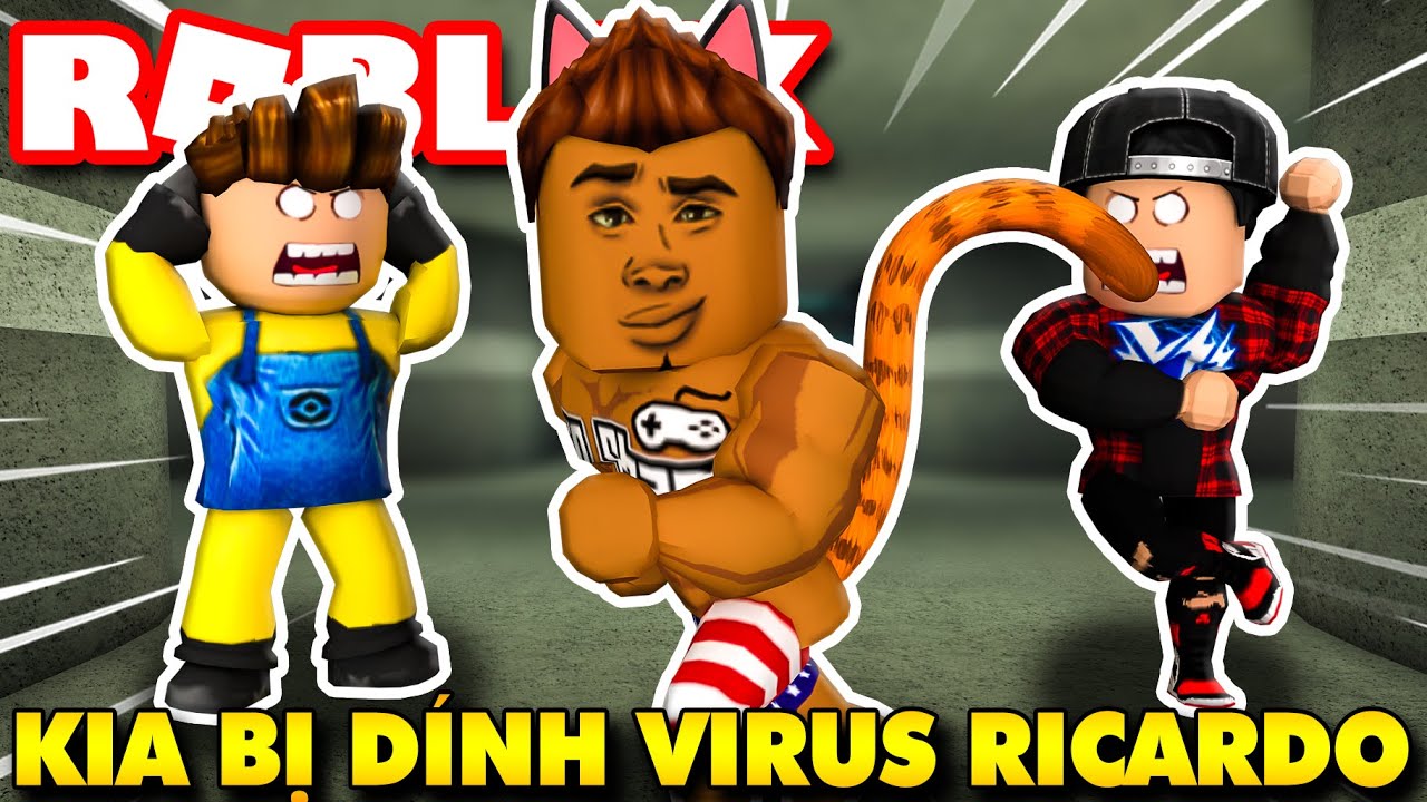 Roblox | TEAM LẦY DÍNH VIRUS BIẾN THÀNH ANH DA ĐEN RICARDO QUẦN XÀ LỎN ...